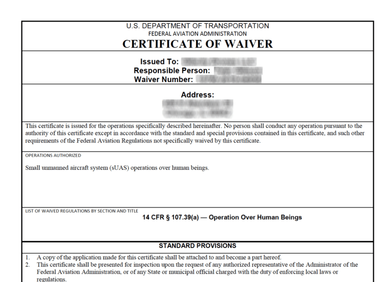 Helios Visions Obtains FAA Issued Waiver to Safely Operate Drones Over ...